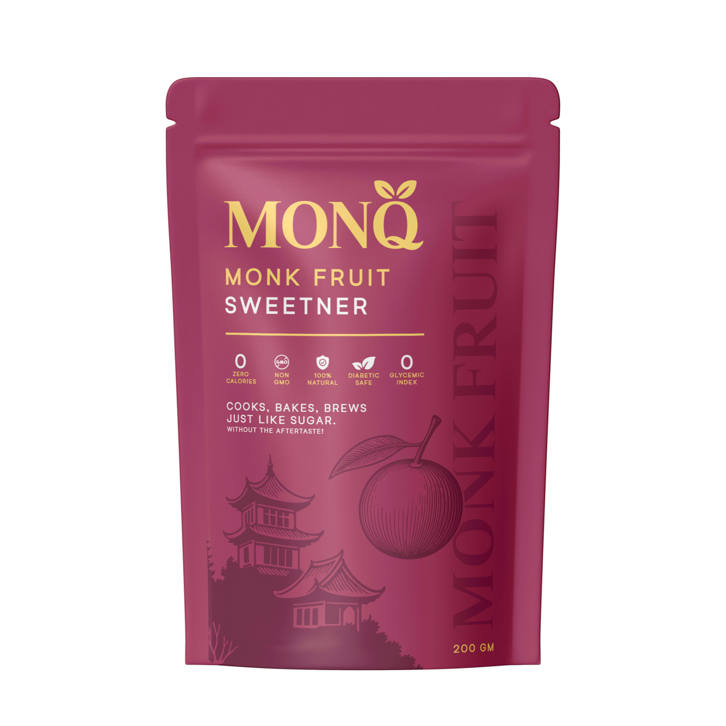 Natural Sweetness with Monk Fruit & Erythritol – Zero Guilt – MONQ Shop